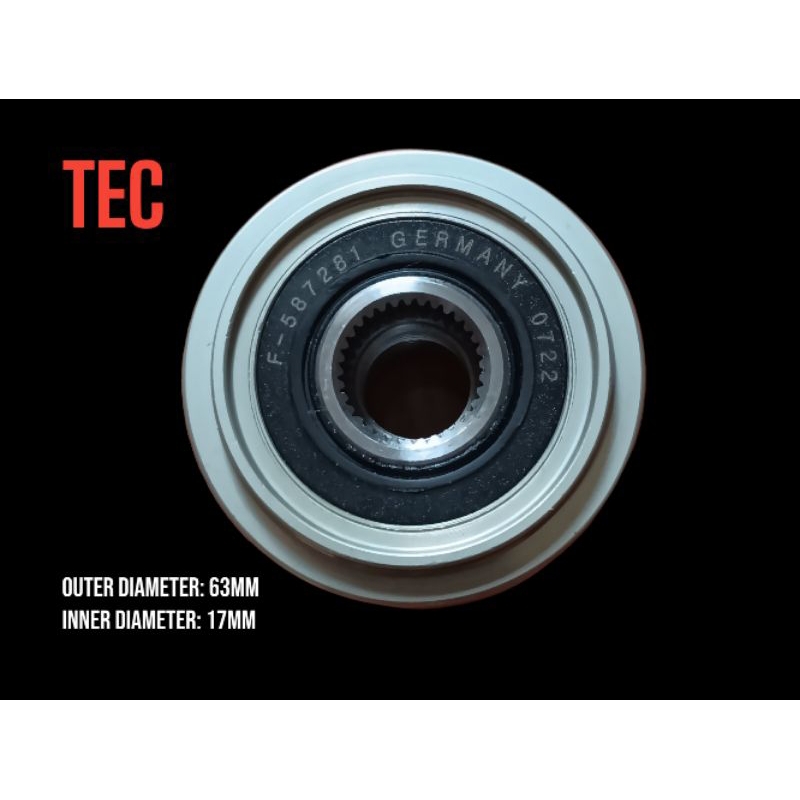 TEC Alternator Pulley for Ford Ranger 2016-2018 / Everest 2016-2019 ...