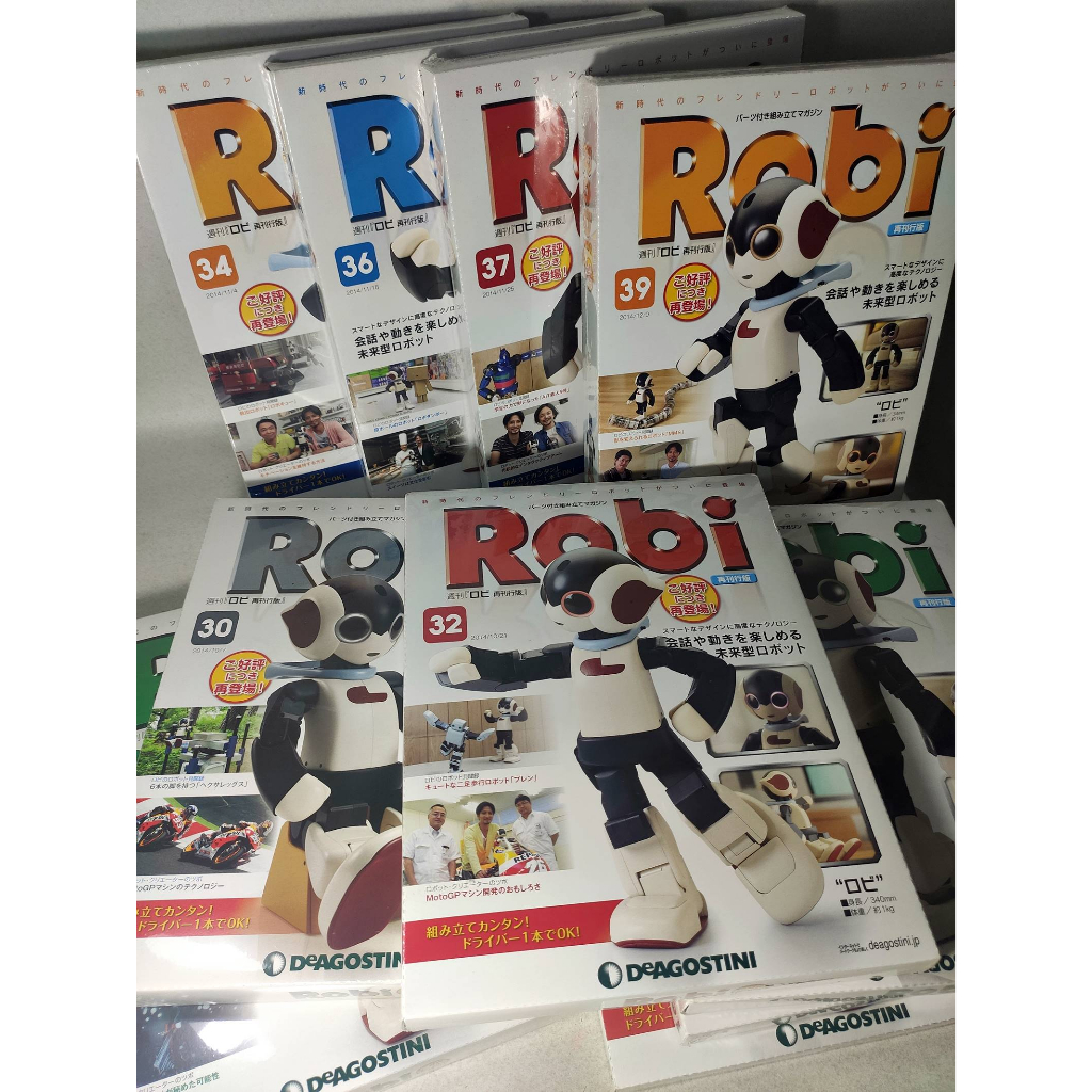 DeAgostini ROBI ROBOT SEMI COMPLETE UNASSEMBLED | Shopee Philippines