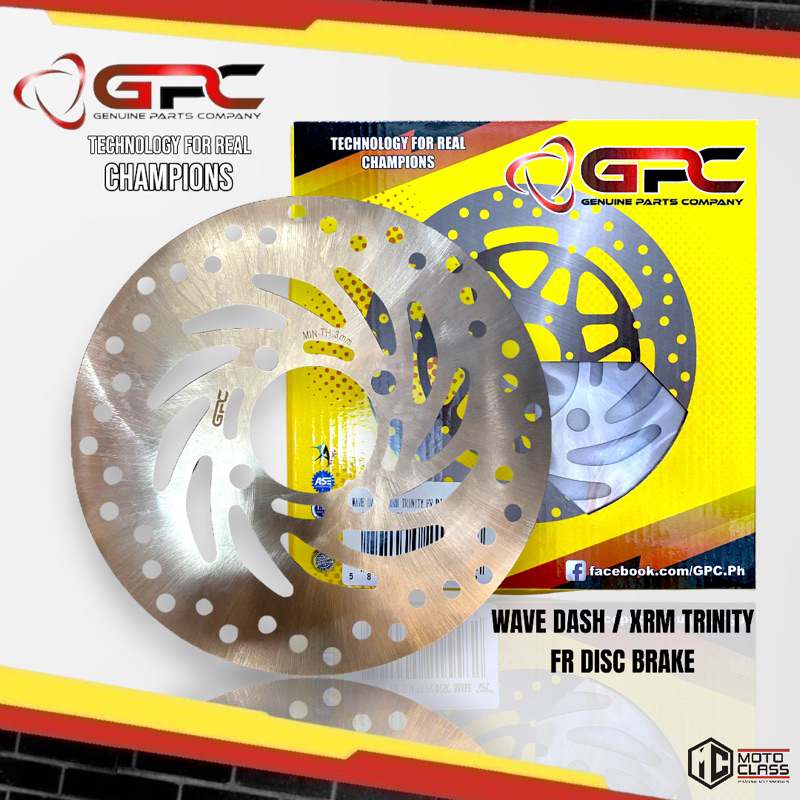 GPC DISC WAVE DASH / XRM TRINITY FRONT (05035) | Shopee Philippines
