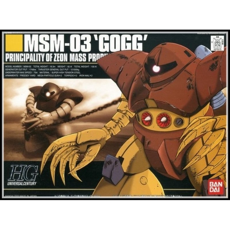 HGUC 1/144 Gogg Model Kit | Shopee Philippines
