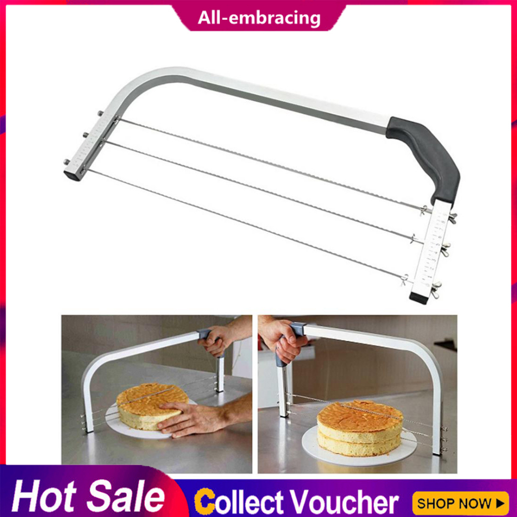 Adjustable Large 3 Blades Cake Cutter Interlayer Bread Cake Slice ...