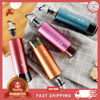 Liquid Condiment Container Bottle With Drip Less Capped ( SILVER ...