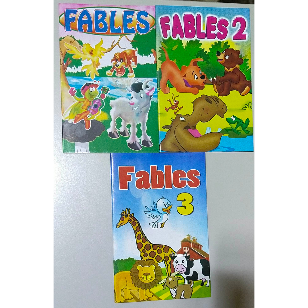 FABLES Educational book, a short story with animals as characters ...