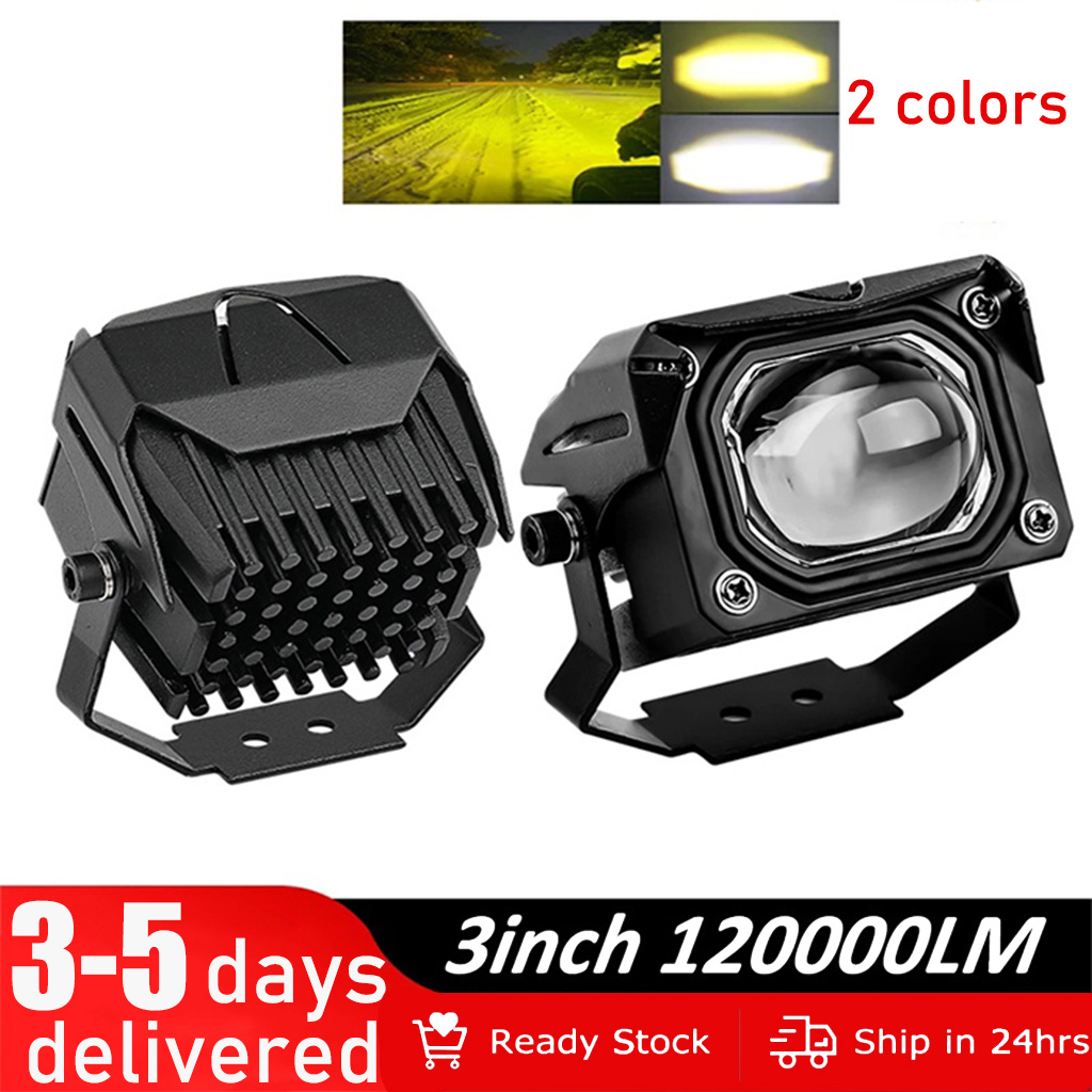 Motorcycle Car Fisheye Light Far and Low Beam Electric Vehicle ...