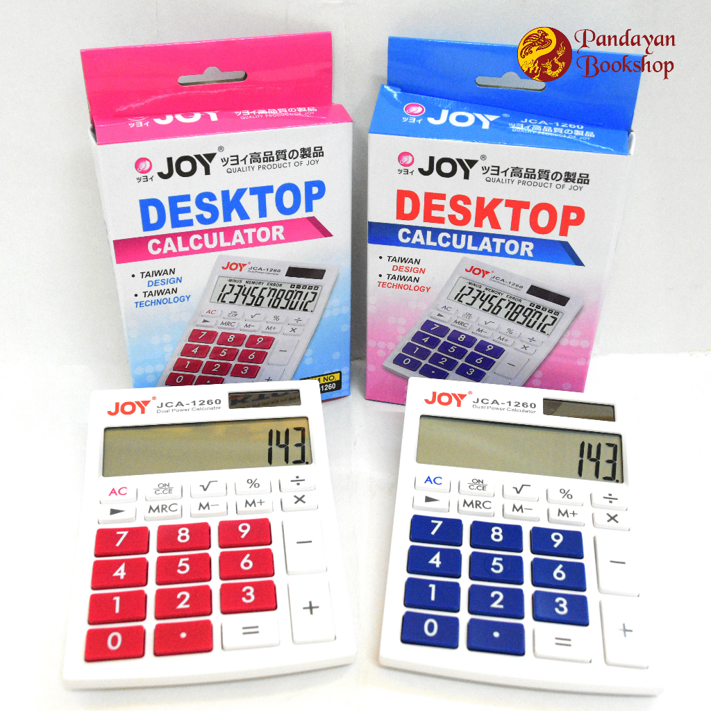 Joy JCA-1260 Desktop Calculator 12 Digits Taiwan Technology and Design ...