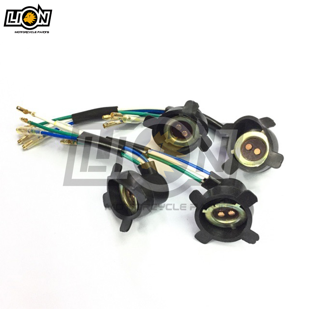 LION Motorcycle headlight socket with rubber | Shopee Philippines