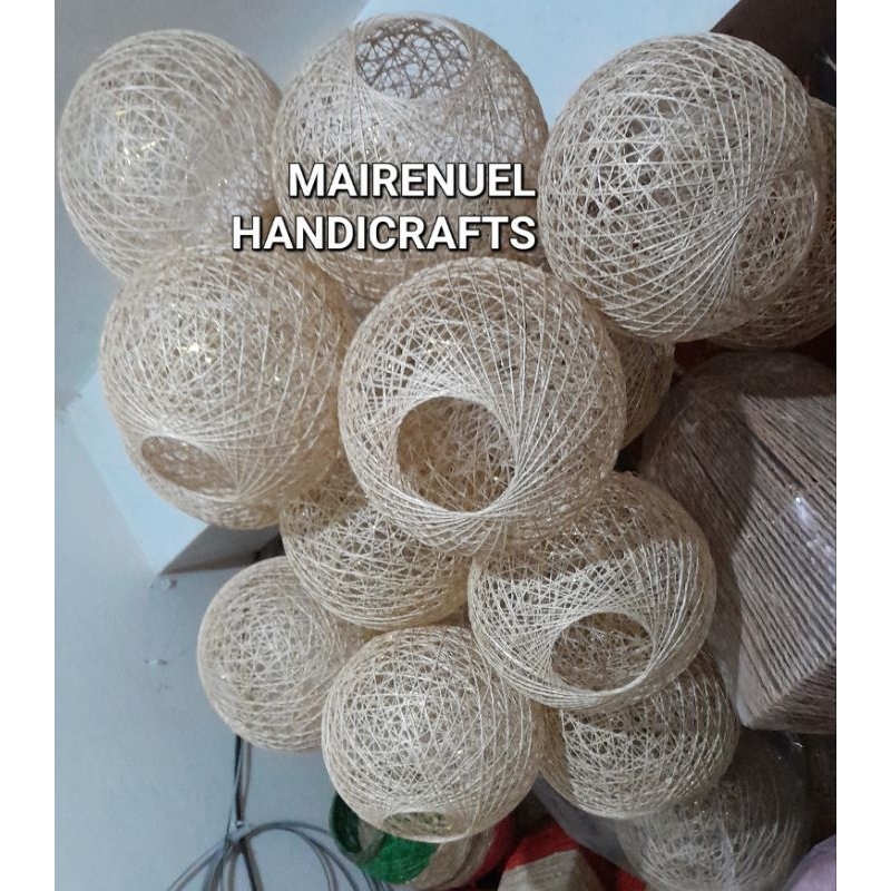 Abaca Ball/Native Decorative Material/Boho/DIY | Shopee Philippines