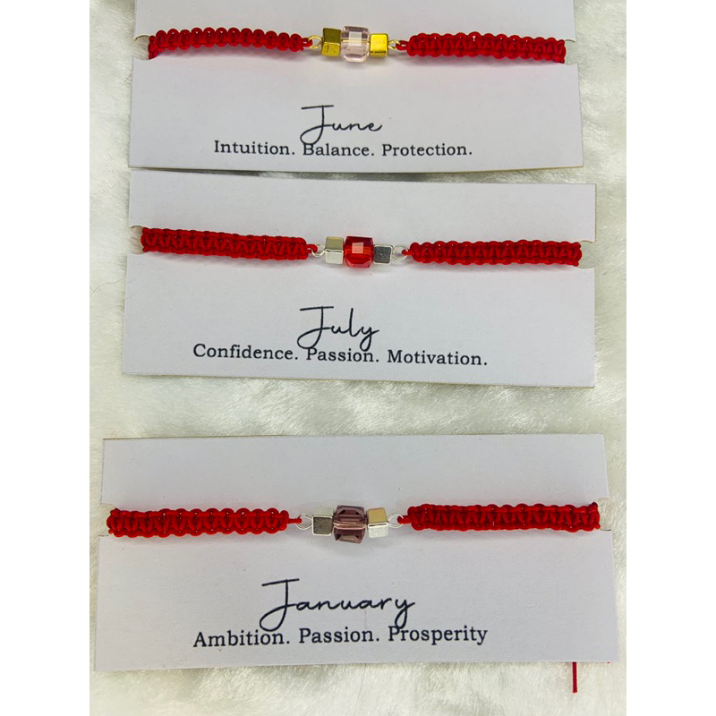 Birth Month String Bracelet | Shopee Philippines
