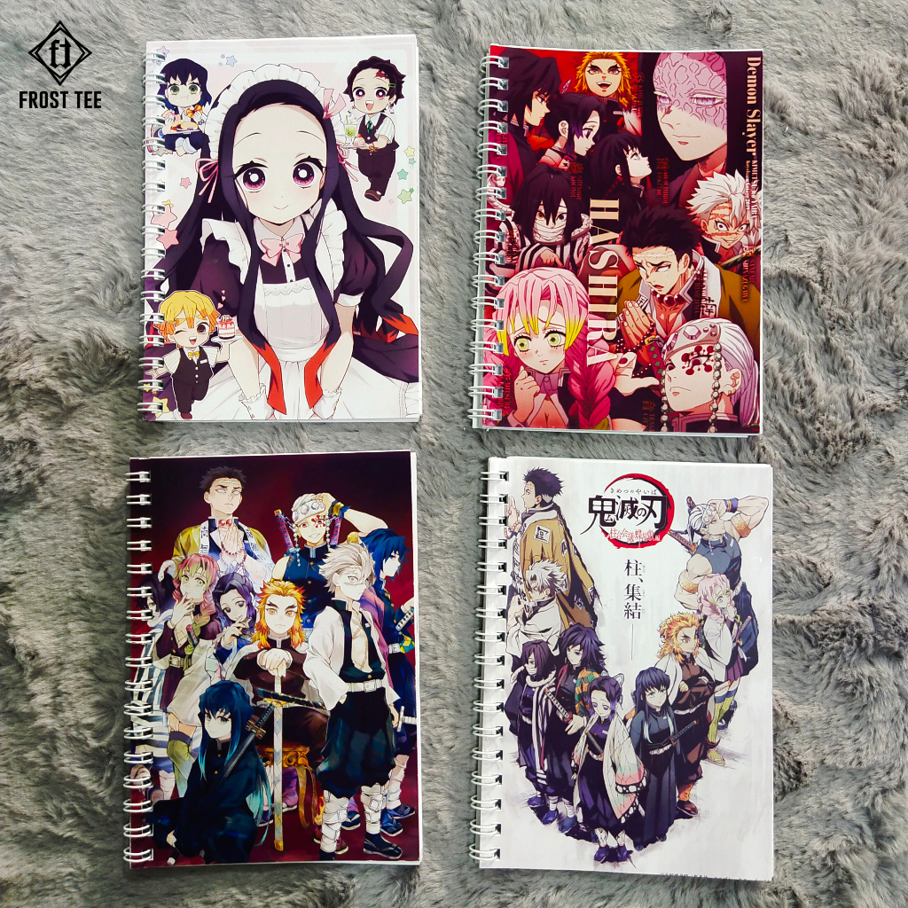 Demon Slayer Anime Notebook Hashira Tanjiro Nezuko Zenitsu Inosuke ...