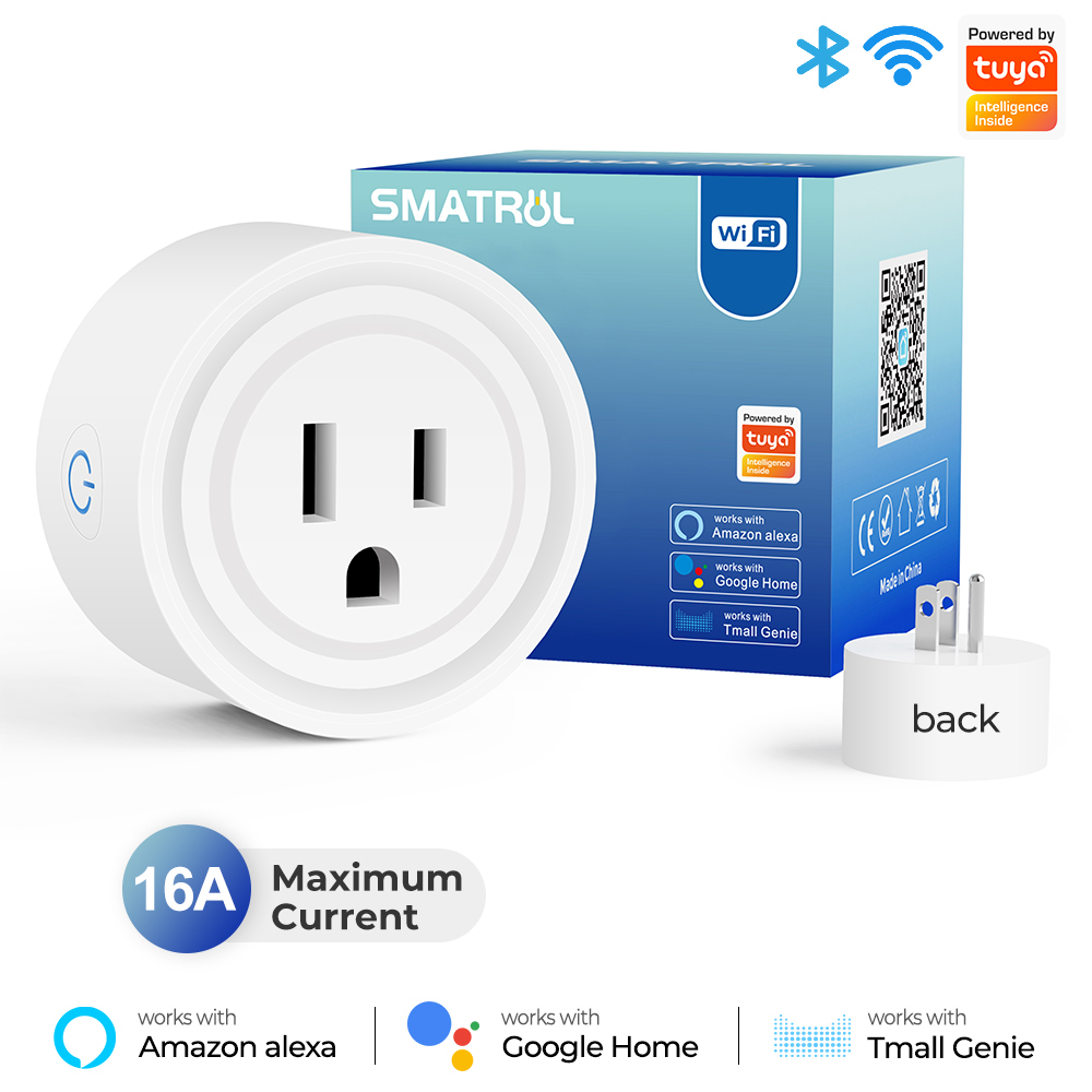 SMATRUL WiFi Smart Socket 20A/16A Smart Socket Original Wifi Smart Plug ...