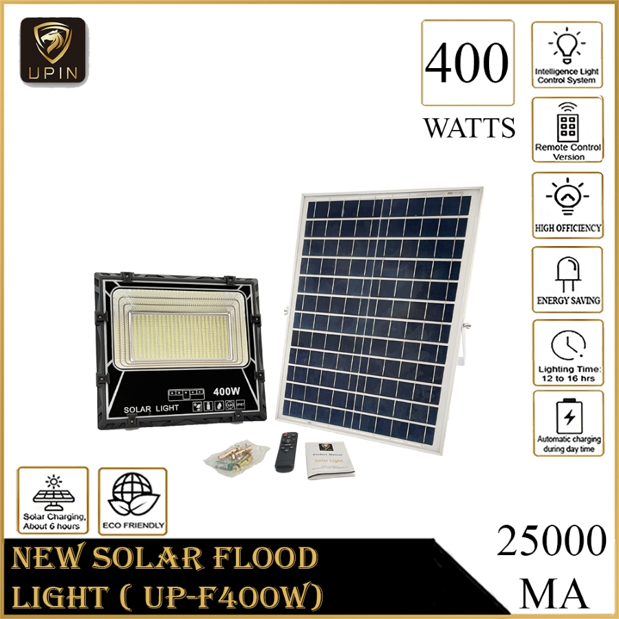 ( UPF-400W ) NEW UPIN SOLAR LIGHT UPF400W | Shopee Philippines