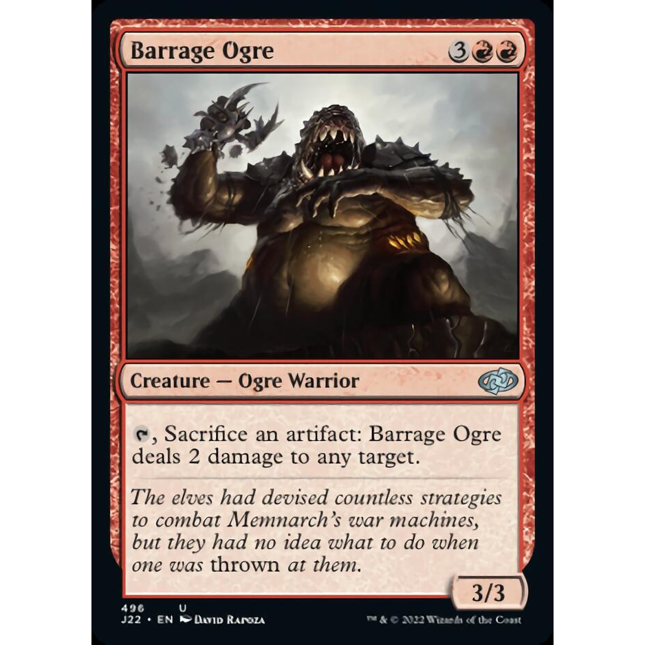 Magic the Gathering | Barrage Ogre | Shopee Philippines