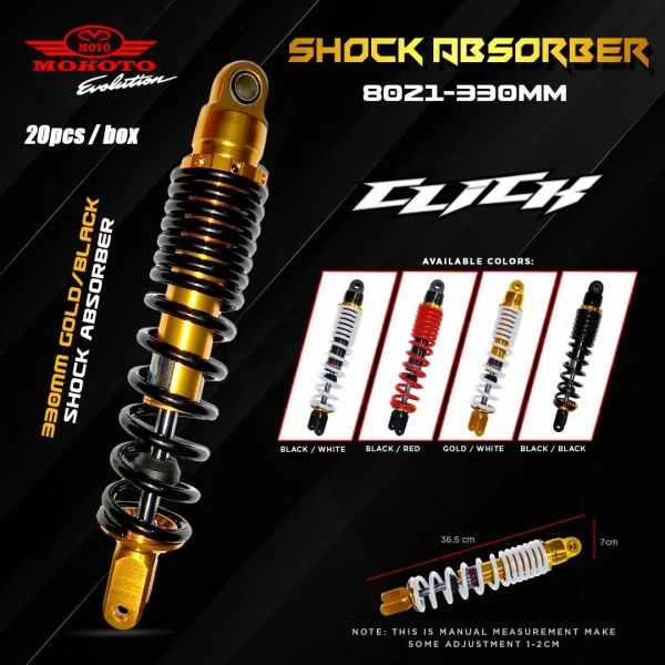 Rear Shock - 330mm - Honda Click | Shopee Philippines