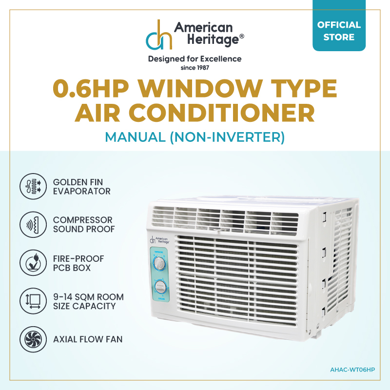 Midea Window Type Non Inverter Aircon, 10/04/2023