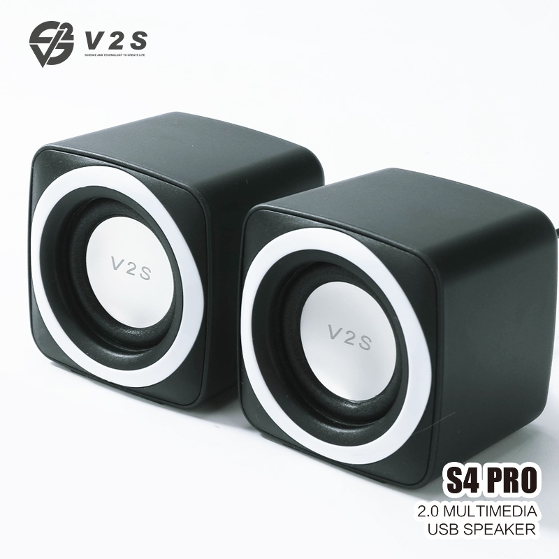 V2S S4Pro 2.0 Mini Speaker Multimedia Subwoofer Speaker Sound Box for ...