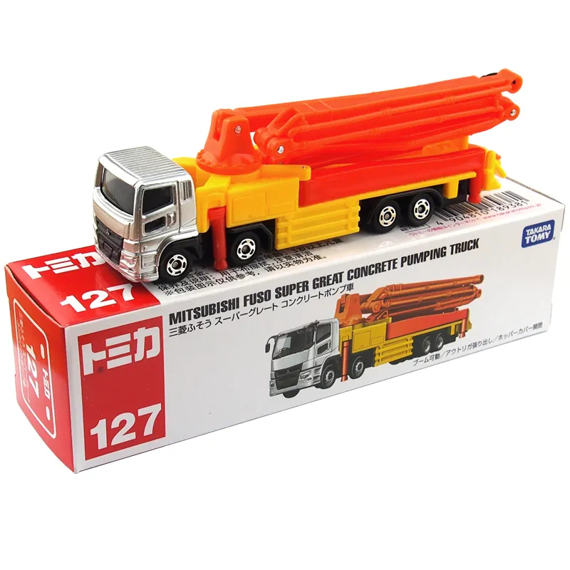 Tomica #127 Mitsubishi Fuso SG Concrete Pumping Truck | Shopee Philippines