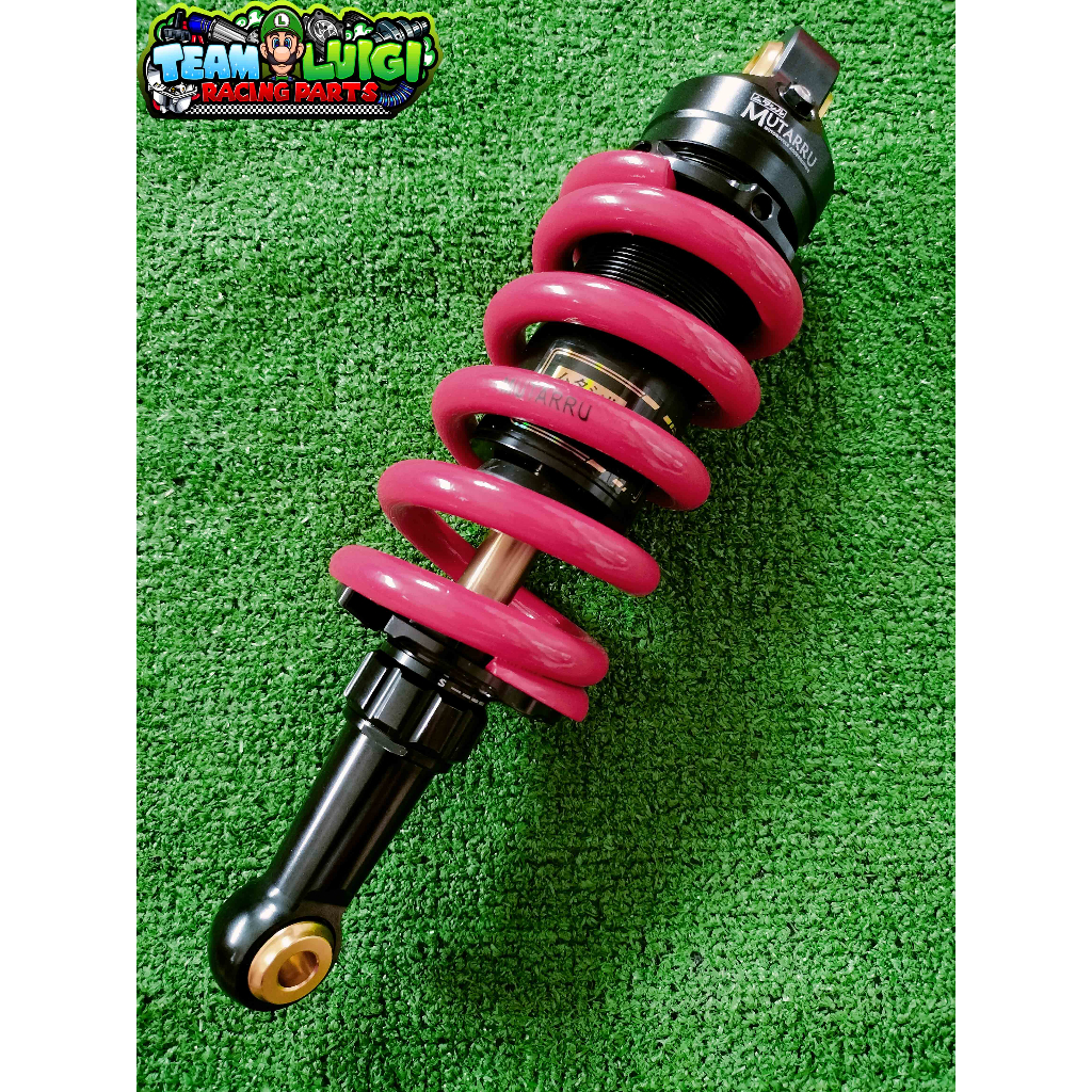 MUTARRU ADJUSTABLE MONO SHOCK 285MM BLACK SERIES FOR RAIDER 150 CARB ...