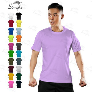 SIMPLE ACTIVE drifit t-shirt Unisex LIGHT VIOLET color round neck T ...
