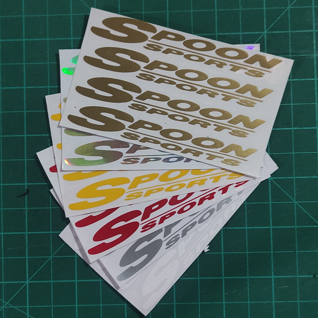 COD Spoon Sports Racings Mags Cutout Sticker - Personalized Decal for ...