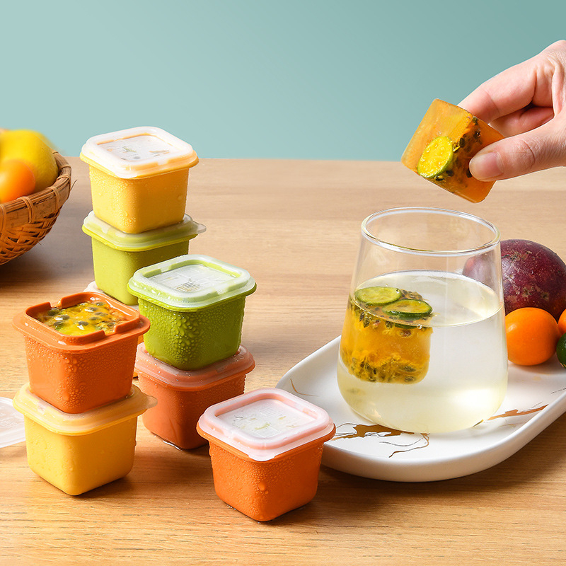 Ice Cube Molder Ice Storage Box With Lid Ice Mold Quick-frozen Easy ...