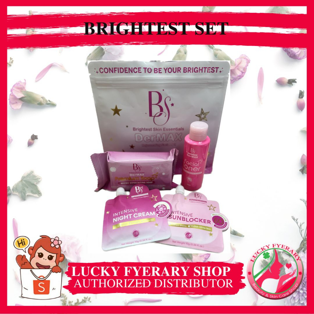 BRIGHTEST SKIN DERMAX SET | Shopee Philippines