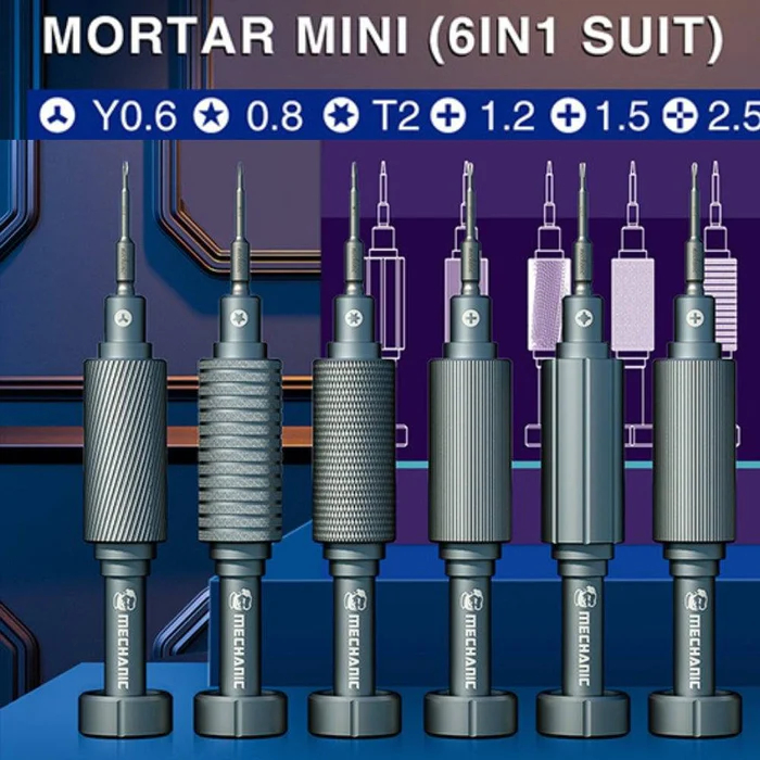 MORTAR MINI 6IN1 Small Steel Cannon Precision Screwdriver Set | Shopee ...