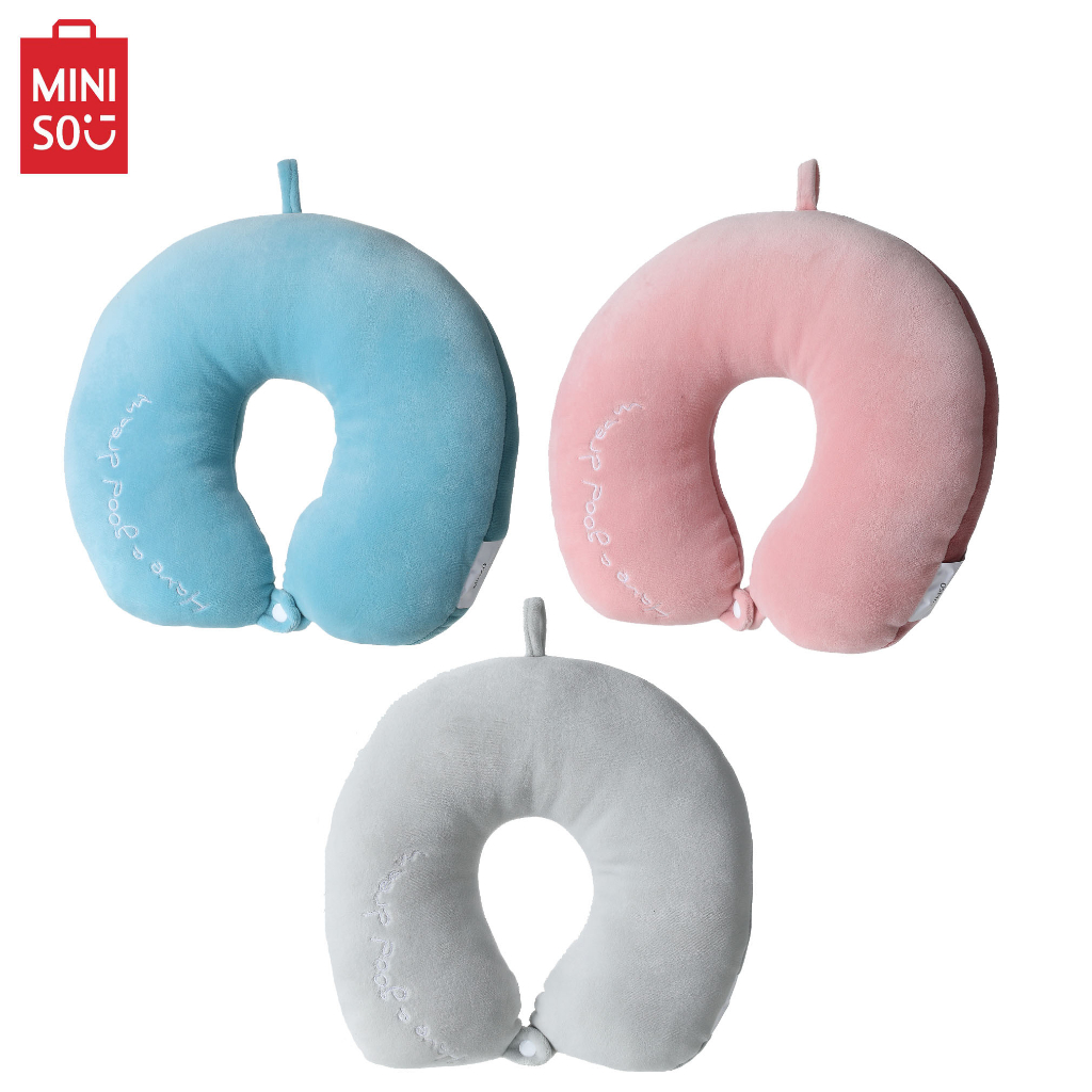 MINISO Classic Dual Color Neck Pillow | Shopee Philippines