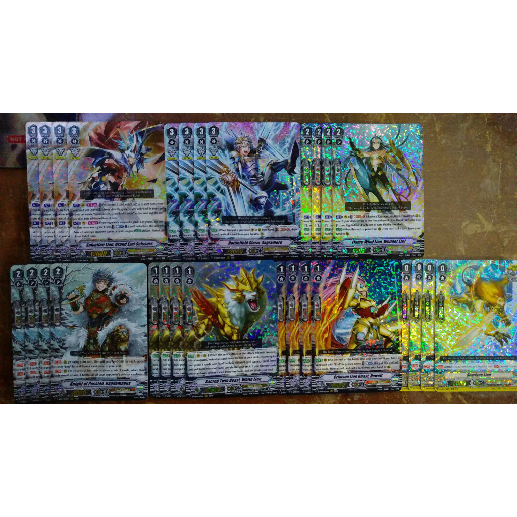 CFV D-VS04 Gold Paladin Playset Ezel Scissors V CLAN COLLECTION Vol 4 Cardfight Vanguard ...