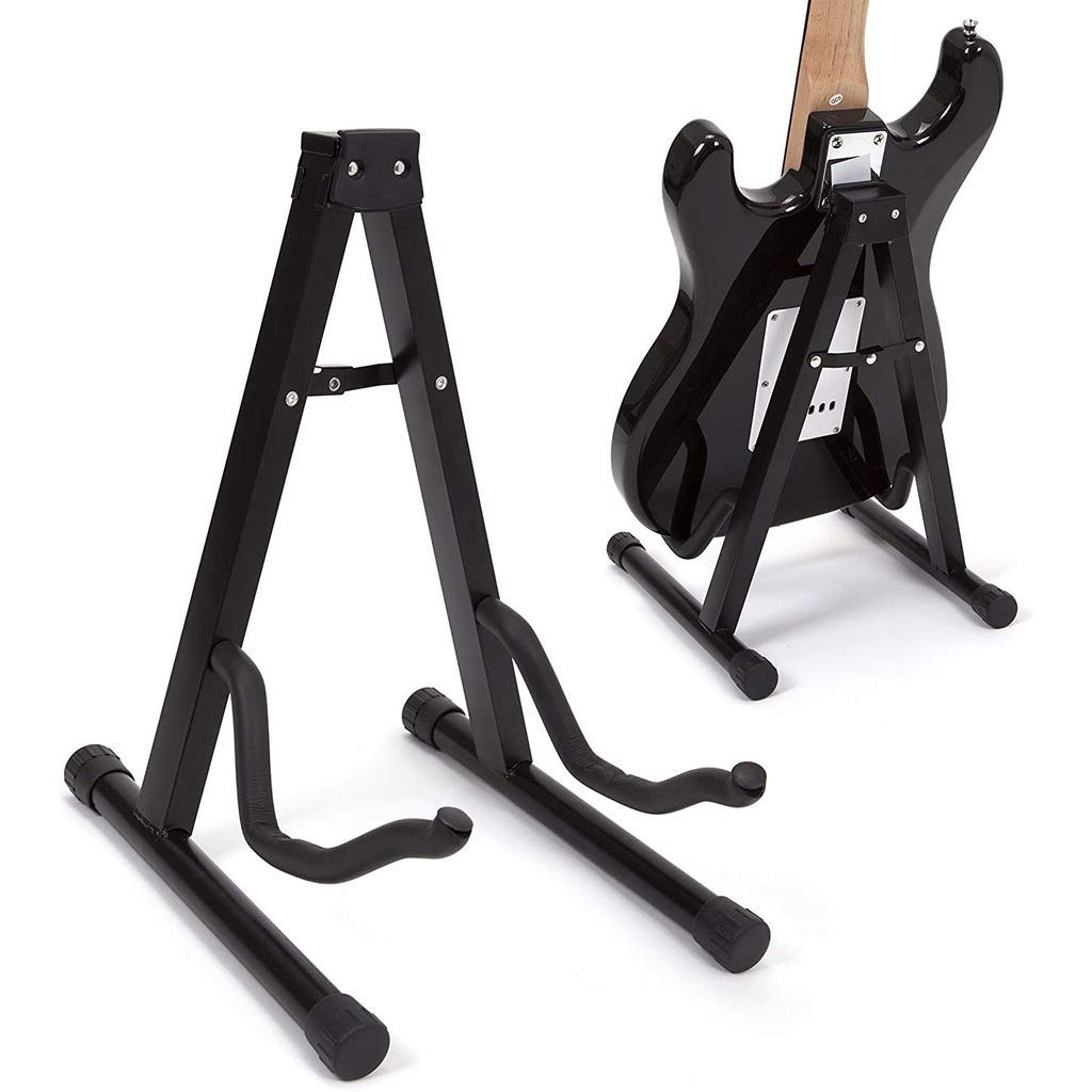 Guitar Stand (Black) Music Accessories Guitar A-Type Vertical Guitar ...