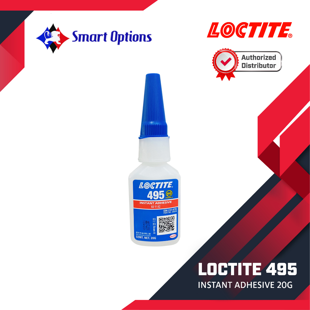LOCTITE 495 INSTANT ADHESIVE 20G | Shopee Philippines