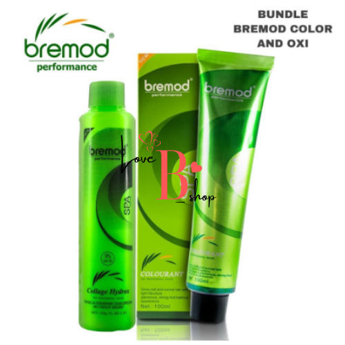 BREMOD 8.43 LIGHT COPPER HAIR COLOR WITH OXIDIZING CREAM 100ML | Shopee ...