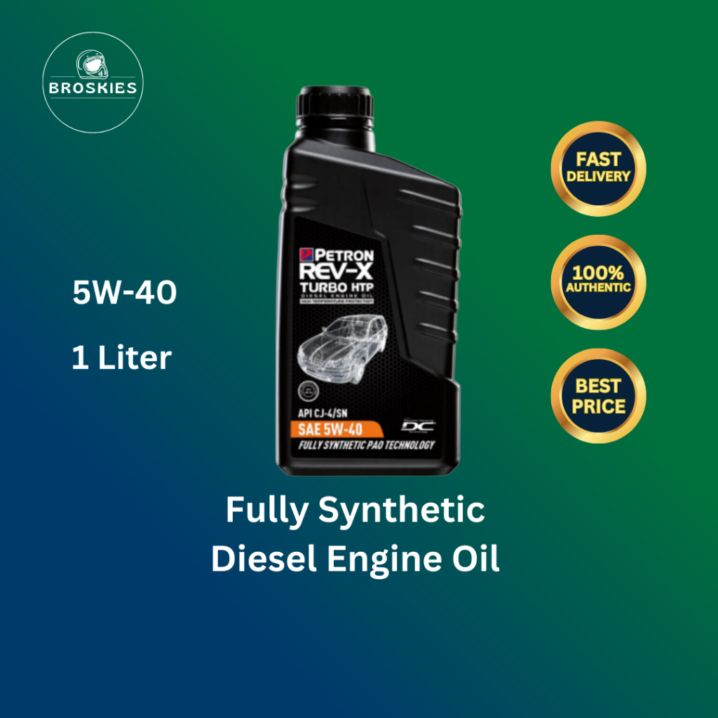 Petron Rev-X Turbo HTP Diesel Engine Oil SAE 5W-40 | Shopee Philippines