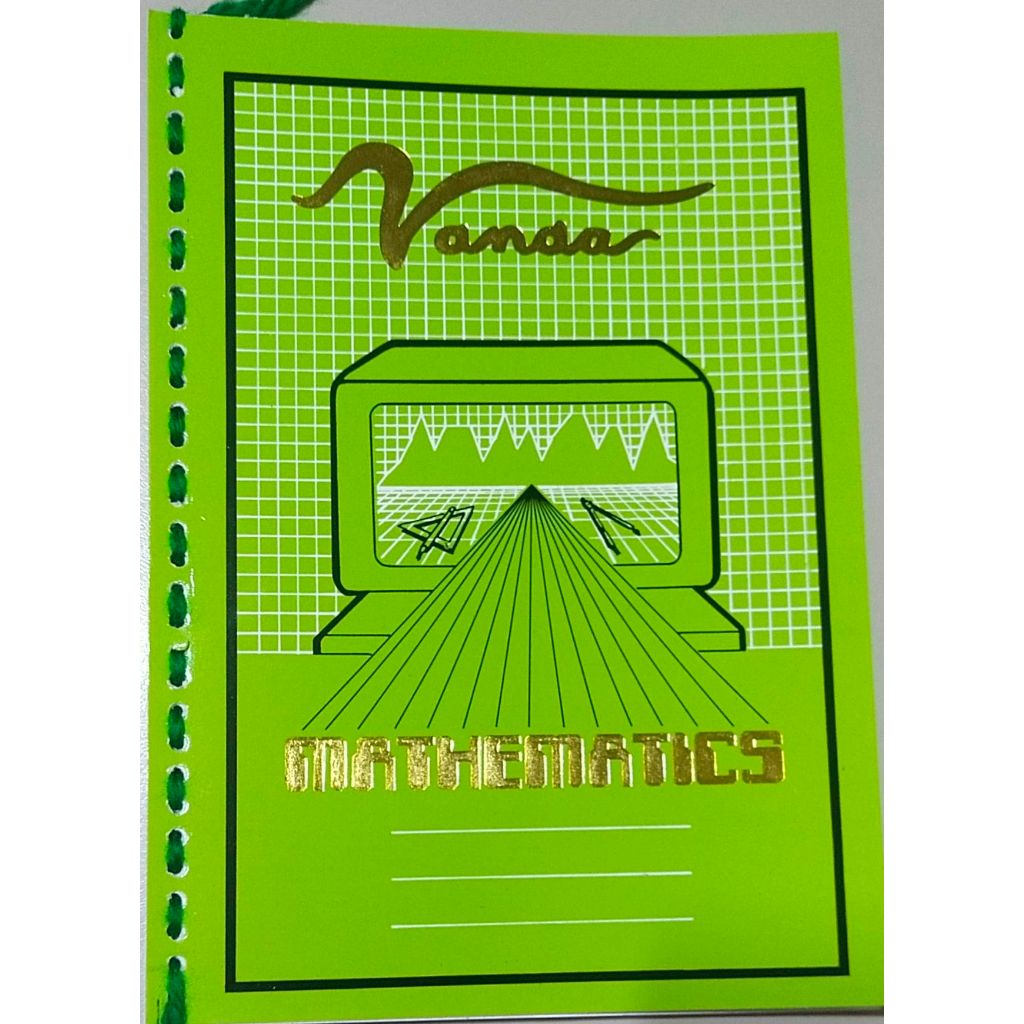 MATHEMATICS NOTEBOOK / MATH NOTEBOOK WITH YARN , 6 X 8 1/2 SIZE, YARN ...