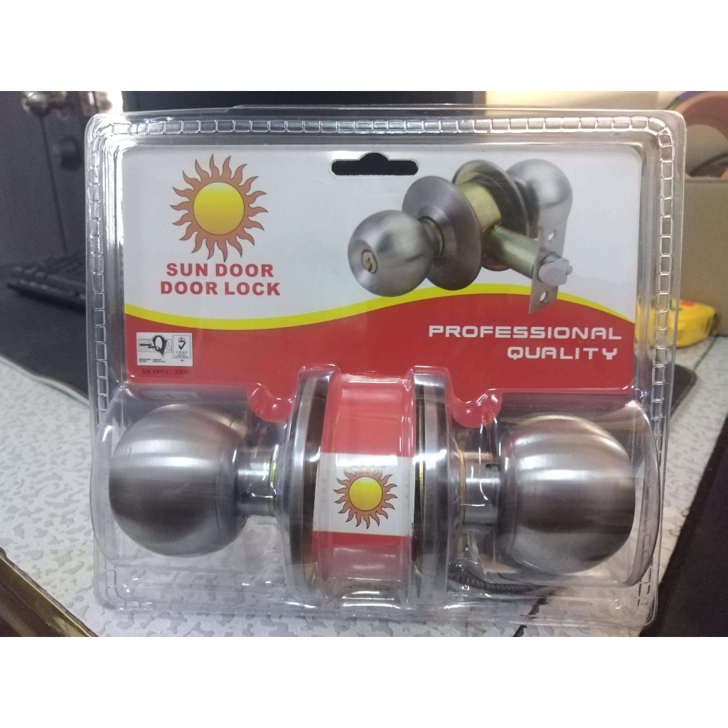 SUN Door Door Knob For Standard Door With 3 keys | Shopee Philippines