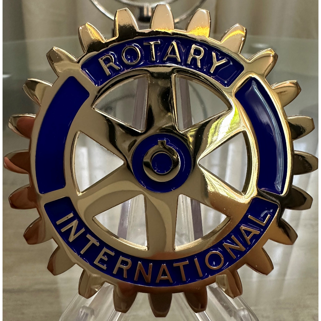 Rotary International Gold Wheel Emblem Imported | Shopee Philippines