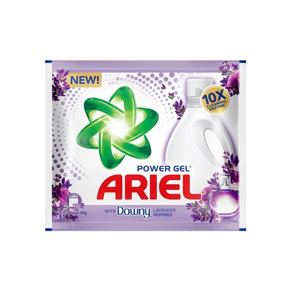 Ariel Liquid Deterget Power Gel w/ Downy French Lavender 60g | Shopee ...