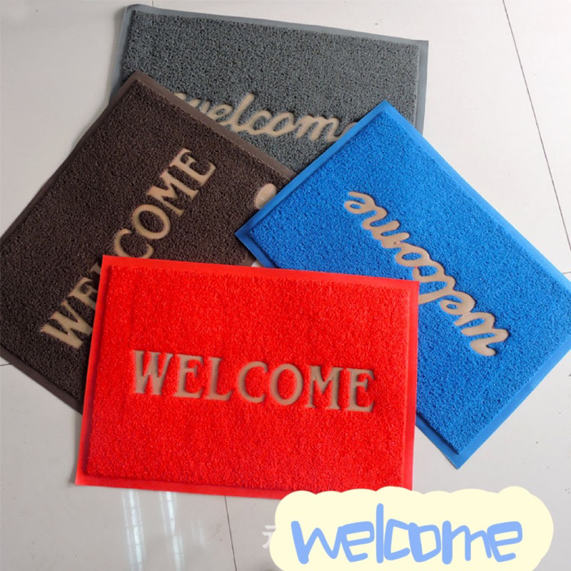 Welcome Rubber Doormat (38x58cm) | Shopee Philippines
