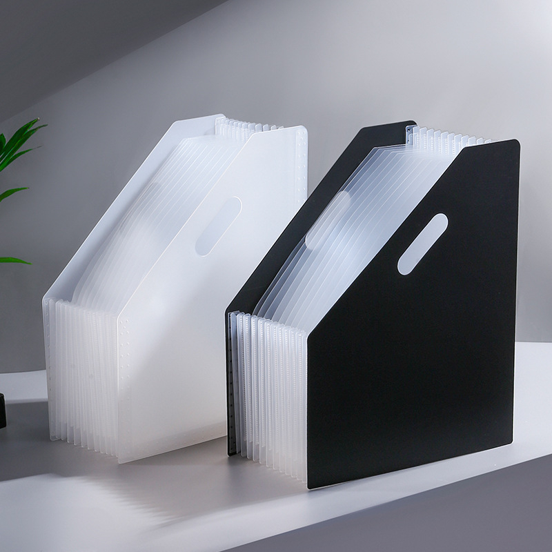 A4 Standing Slanted Expandable File Holder Organizer Expanding File ...