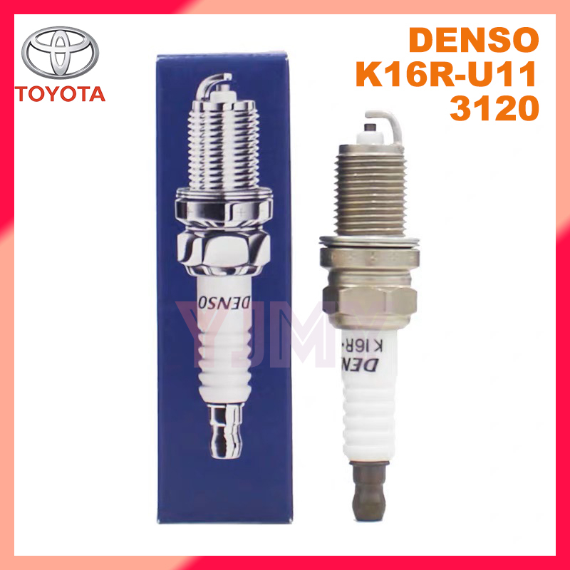 Denso K16R-U11 Spark plug for Toyota Vios 1.3 1.5 Altis/ Corolla ...