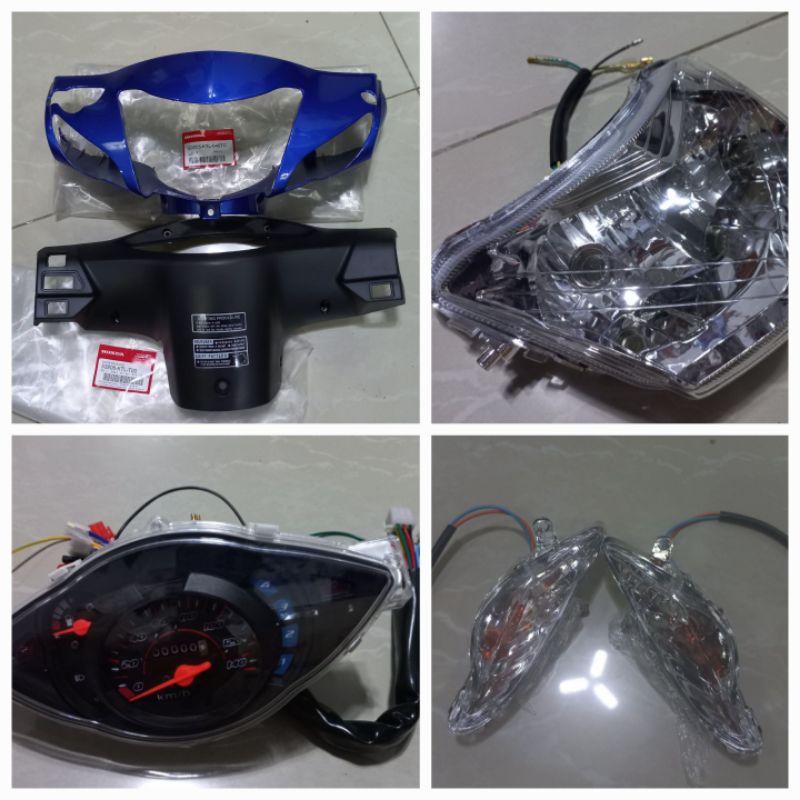 HONDA WAVE 100/R FRONT & REAR COWLING,SPEEDMETER,WINKER,HEADLIGHT SET ...