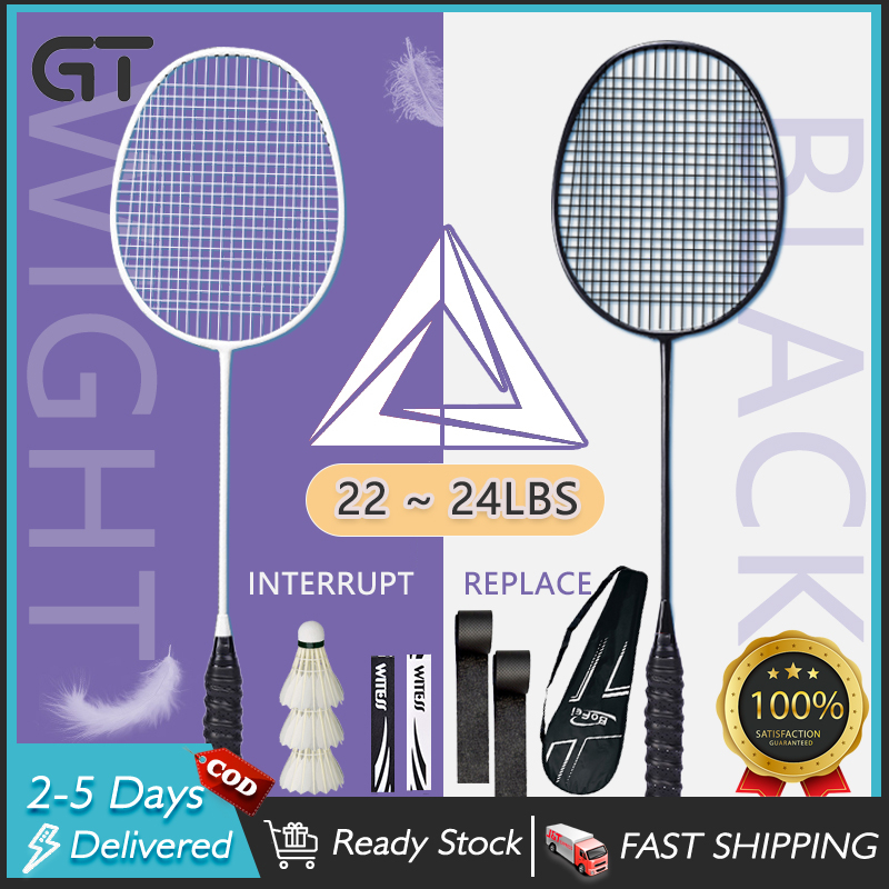 GT Badminton Racket Badminton Set Original Carbon Firber 4U G5 26LBS ...