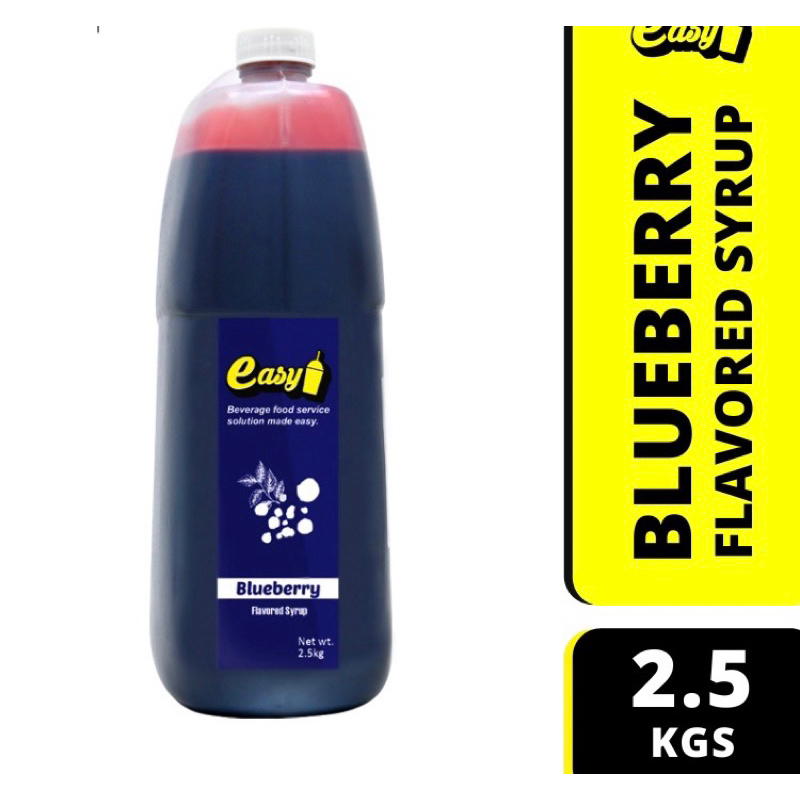 Easy Brand Blueberry Syrup 2.5L | Shopee Philippines