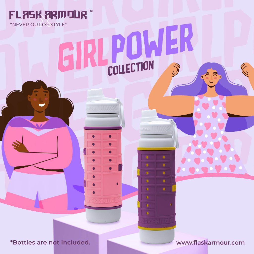 Flask Armour Flask Jacket in Girl Power Edition | Shopee Philippines