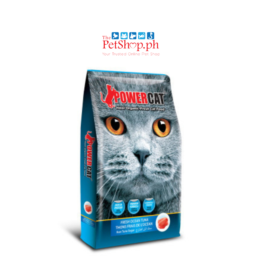 Powercat Organic Dry Cat Food - Fresh Ocean Tuna ( Halal ) 8kg | Shopee ...