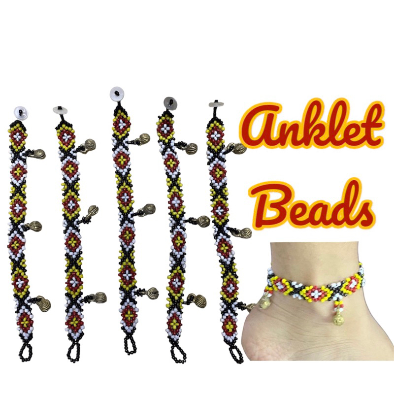 Tboli Anklet Beads Ethnic Costume Tribal Traditional Wear | Shopee ...