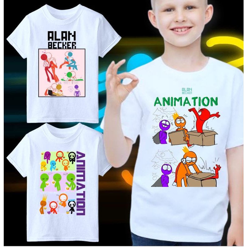 ALAN BECKER STICK MAN 2 KIDS Shirt 4M/ 0-12 years old / Graphic Print ...