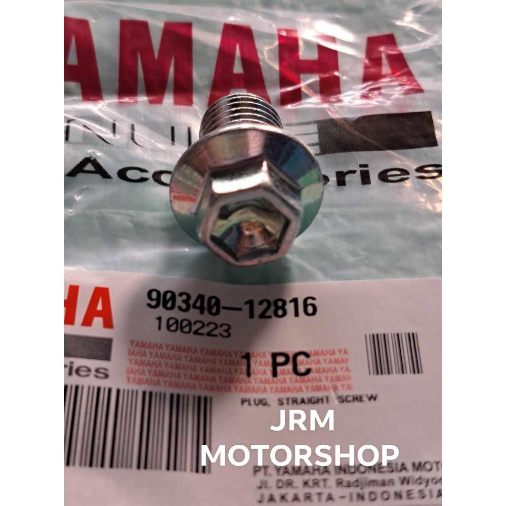 90340-12816 drain plug straight screw NMAX / AEROX / M3 / MSI 125 / MIO ...