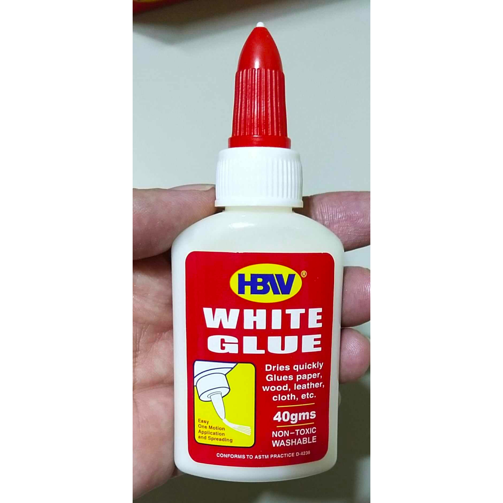 1 PC only HBW WHITE GLUE , 40G PER BOTTLE , WHITE GLUE 40G , SOLD per ...