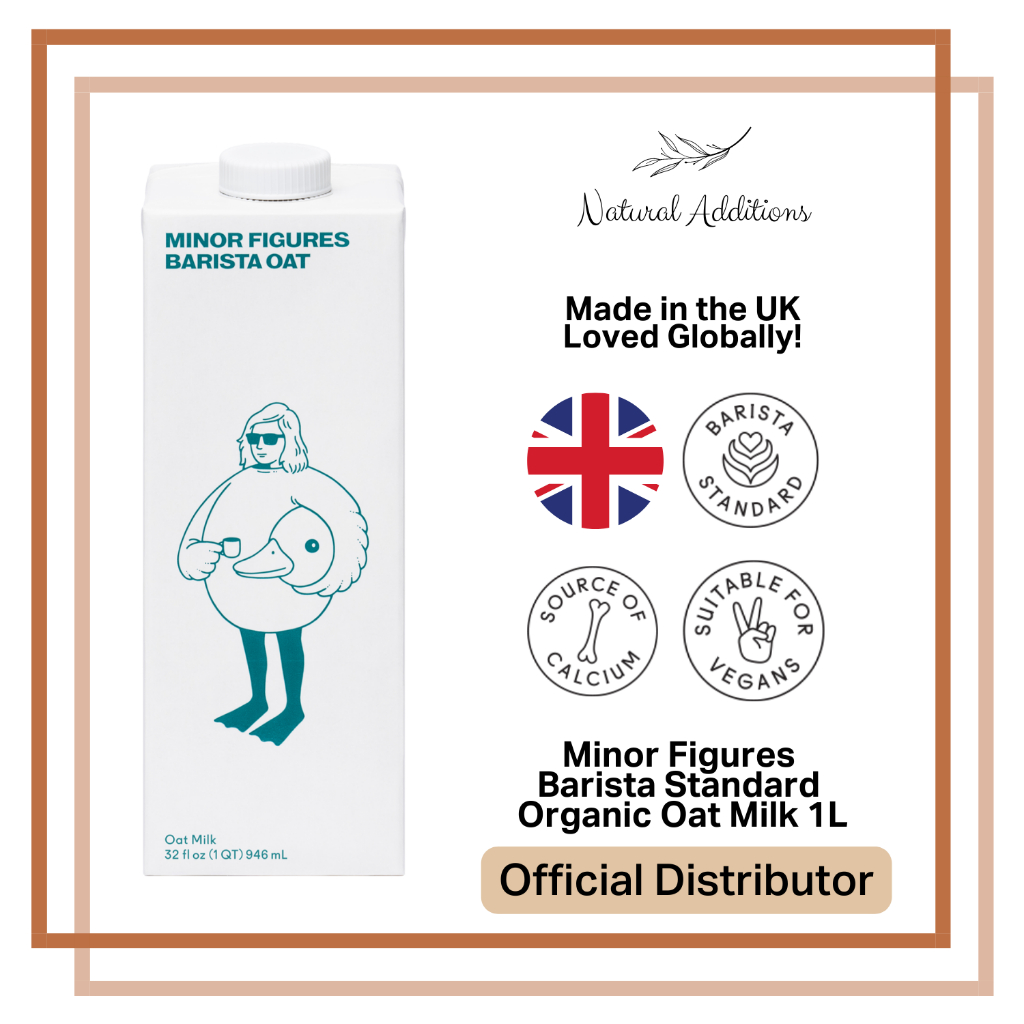 Minor Figures Oat Milk 1L Barista Standard, Plant-Based, Vegan Friendly ...