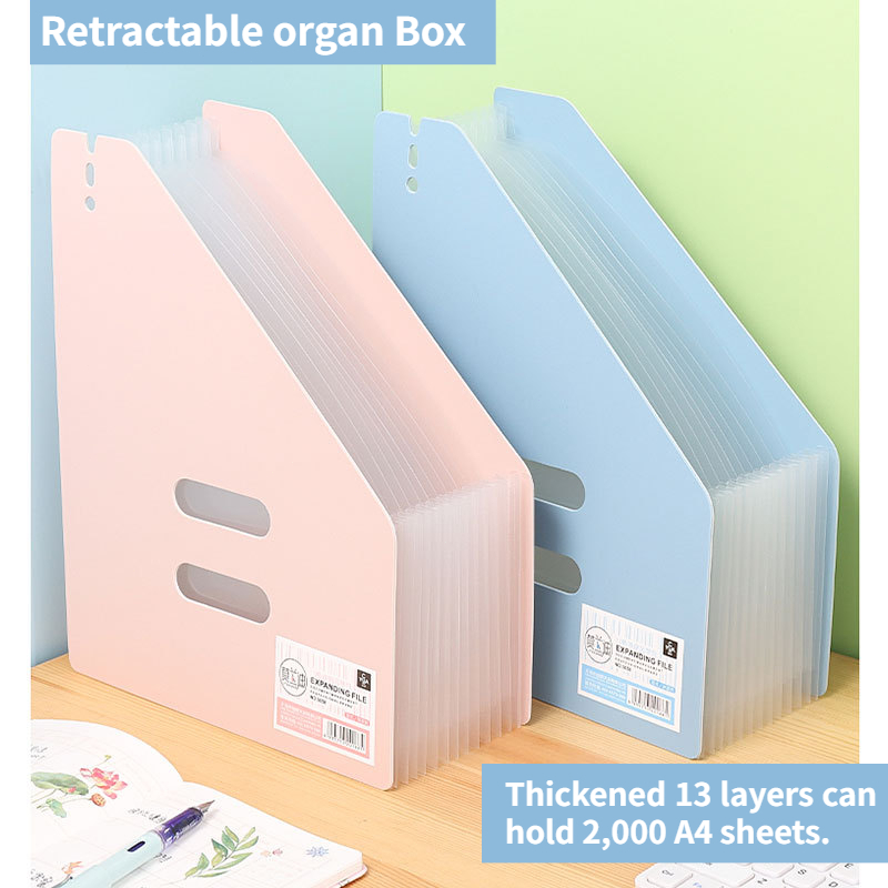 Desk Accordion File Folder A4 Vertical Multi-layer Expanding Box for ...